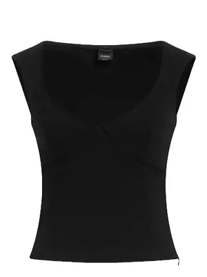 Pinko Sleeveless Top - Black