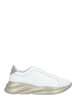RUCOLINE Leather Chunky Sneakers - White