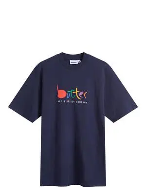 BUTTER GOODS Art T-shirt - Navy