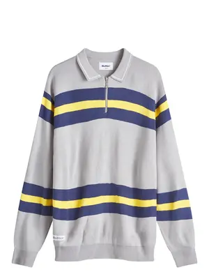 BUTTER GOODS Polo Knit Jumper - Grey