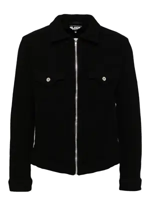 BLACK COMME DES GARÇONS Zip-up Jacket - Black