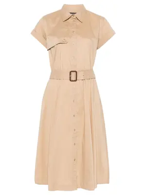 Ralph Lauren Indray Midi Dress - Neutrals