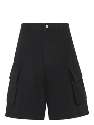 JW Anderson Cargo Denim Shorts - Black