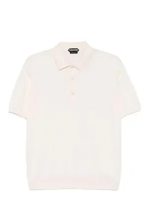 TOM FORD Cotton Polo Shirt - Neutrals