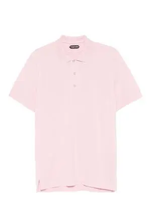 TOM FORD Piqué-weave Polo Shirt - Pink