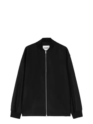 JIL SANDER Zip-up Sweatshirt - Black