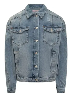 CHIARA FERRAGNI Punk 414 Denim Jacket - Blue