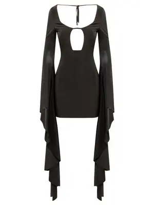 Giuseppe Di Morabito Bell-cuffs Mini Dress - Black