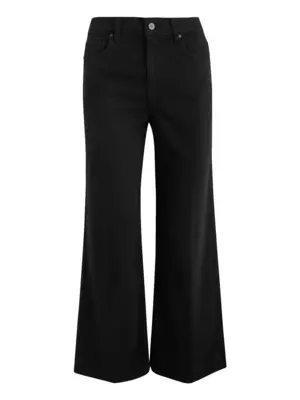 PAIGE Paige Anessa Cropped Wide-Leg Jeans