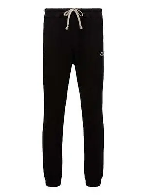 Rick Owens X Moncler Fleece Joggers - Black