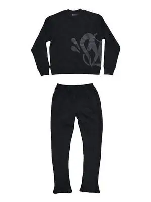 SYNA JEWELS World Team Crew Tracksuit - Black