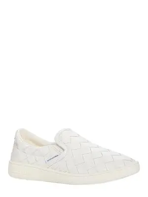 Bottega Veneta Sawyer Woven Slip-on Sneakers - Bianco
