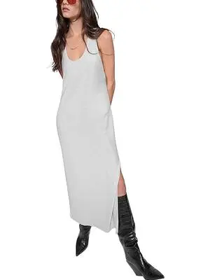Rebecca Minkoff Veda U-neck Maxi Dress - Silver