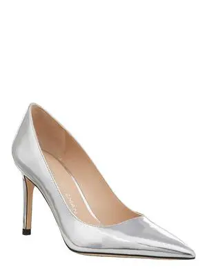 STUART WEITZMAN Power 85 Pumps - Silver