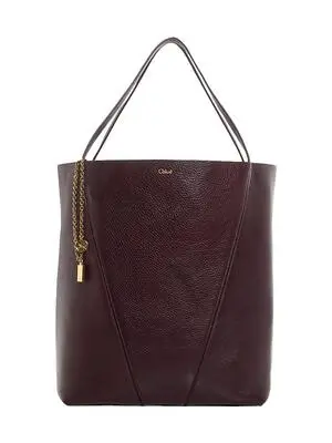 Chloé Spin Large Leather Tote Multi