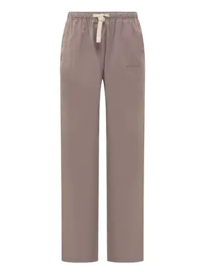 Palm Angels Logo-embroidered Trousers - Neutrals