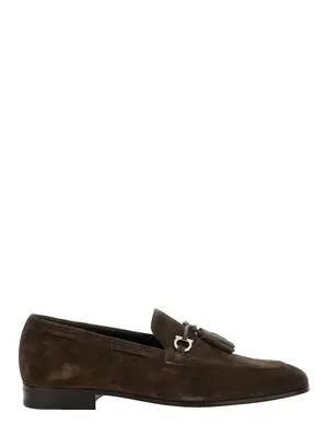 SALVATORE FERRAGAMO Salvatore Ferragamo Besile2 Suede Loafers