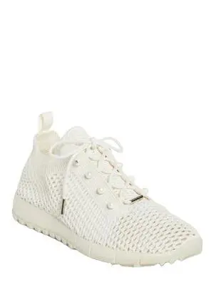 JIMMY CHOO Veles Pearl Knit Sneakers - X Latte Mix