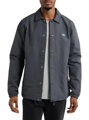 Dickies Oakport Coach Jacket - Charcoal Grey