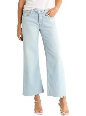 RE/DONE High-waist Wide-leg Jeans - Ola Indigo