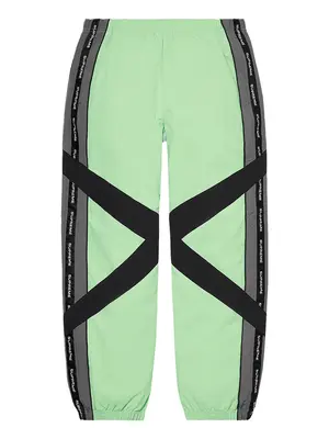 Supreme Cross Paneled Track Pant 'mint - Green