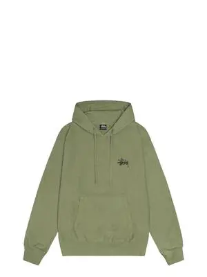 StÜssy Basic Pigment Dyed Hoodie - Green