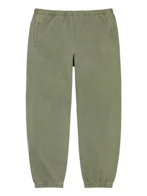 Supreme X The North Face Pigment Printed Sweatpant 'olive - Green