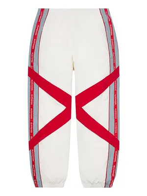 Supreme Cross Paneled Track Pant - White