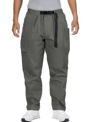 VAST Belted Twill Cargo Pants - Military Green