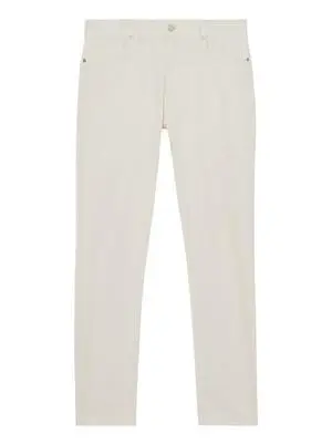 REISS Picton Slim-fit Tapered Stretch-denim Jeans - White