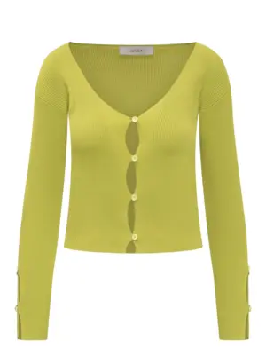 JUCCA Jucca Fine-Ribbed Cardigan