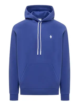 COUNTY OF MILAN Cross Hoodie - Blue