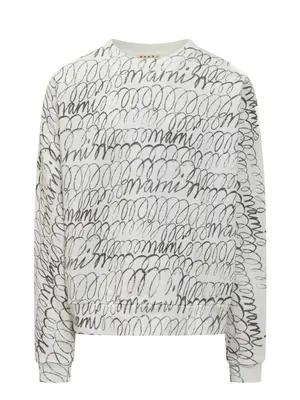 Marni Printed Sweatshirt - White