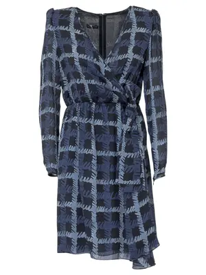 EMPORIO ARMANI Emporio Armani Check-Pattern Dress