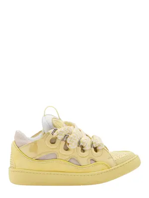 LANVIN Curb Sneakers Yellow