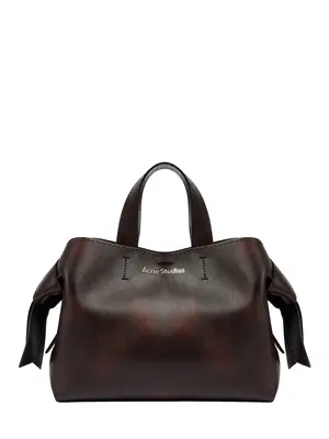 Acne Studios Acne Studios Musubi Midi Leather Tote Bag Brown