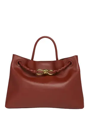 Bottega Veneta Medium Andiamo Leather Shoulder Bag - Rosewood