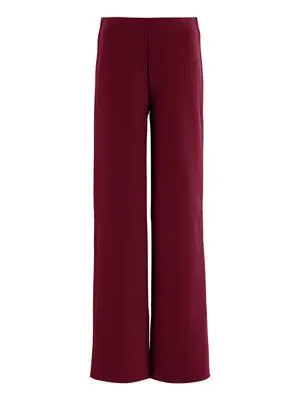 BIRROT Bonded Crepe Straight-Leg Trousers