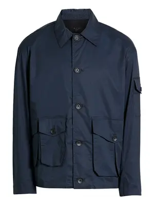 Rag & Bone Cade Cotton-poplin Jacket - Midnight Blue