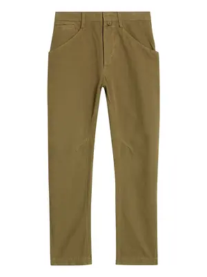 Isabel Marant Tapered Cotton Chinos - Army Green