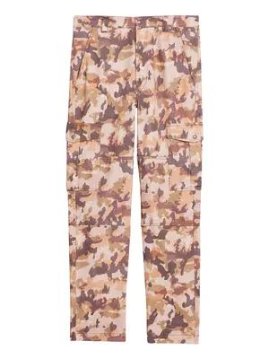 Isabel Marant Elyo Camouflage-print Jeans - Pastel Orange