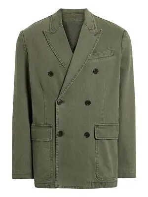 ALEX MILL Bedford Doublebreasted Cottoncorduroy Suit Jacket - Army Green