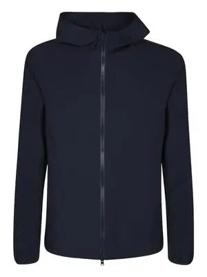 Herno Nylon Jacket With Hood - Blue