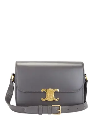 Celine Triomphe Shoulder Bag - Grey