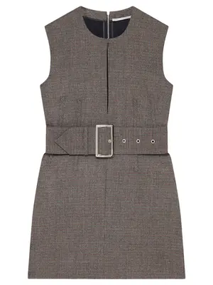 Stella McCartney Sleeveless Mini Dress - Grey