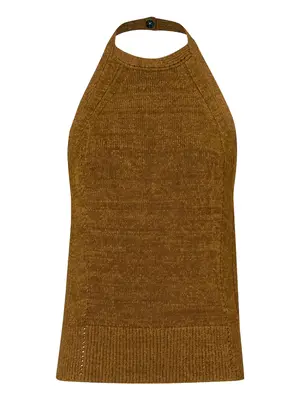 Proenza Schouler Leona Top - Brown
