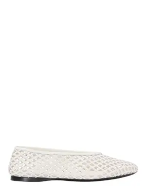 Proenza Schouler Perforated Ballerina Shoes - White