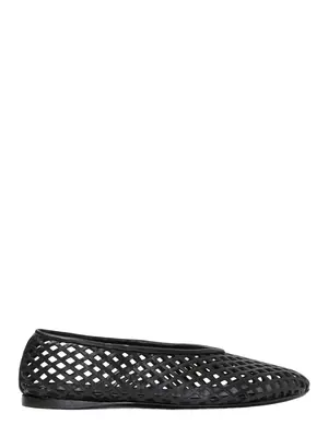 Proenza Schouler Perforated Ballerina Shoes - Black