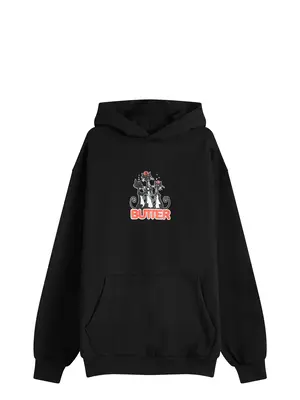 BUTTER GOODS Cats Hoodie - Black