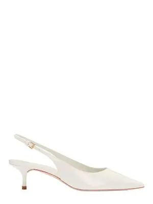 REFORMATION Wrenley Heeled Slingback Ivory